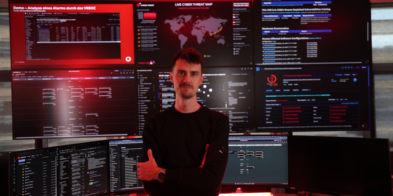 Vodafone Faces: Marc & Team stehen für mehr Cyber Sicherheit